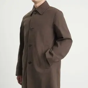 Dries Van Noten Water Repellent Double Faced Cotton Coat