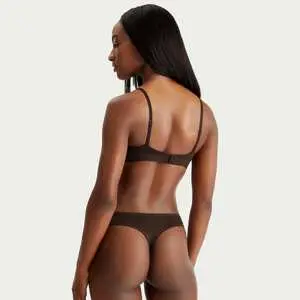 SKIMS Fits Everybody Crossover Bralette - Cocoa