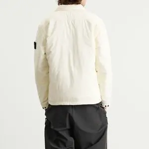 Stone Island Matt Ripstop Cordura Zip Overshirt - Ivory