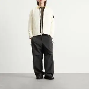 Stone Island Matt Ripstop Cordura Zip Overshirt - Ivory