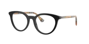 Burberry Optical Glasses Round Frame - Black