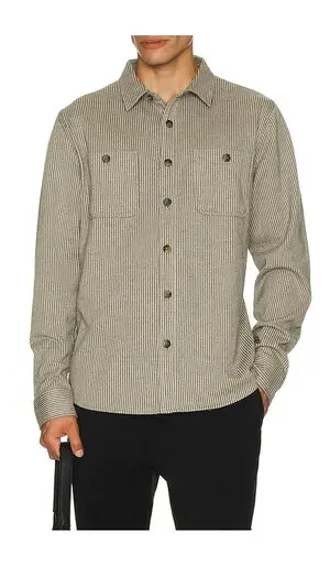 Marine Layer Pacifica Stretch Twill Shirt In . Also