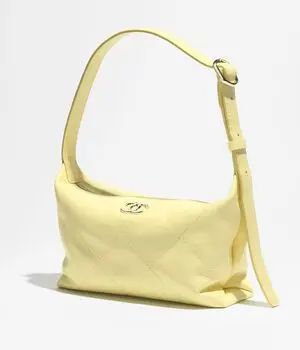 Chanel Hobo Handbag - Light Yellow