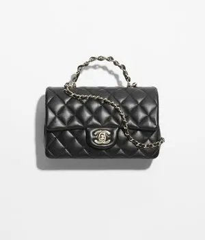 Chanel Mini Classic Handbag With Top Handle