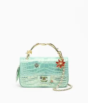 Chanel Mini Classic Handbag With Top Handle