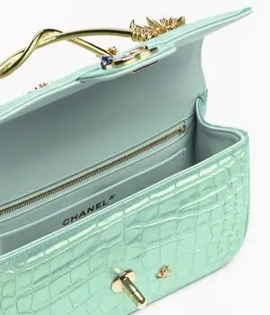 Chanel Mini Classic Handbag With Top Handle