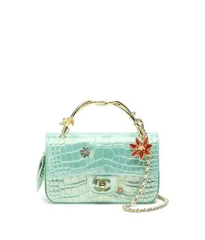 Chanel Mini Classic Handbag With Top Handle