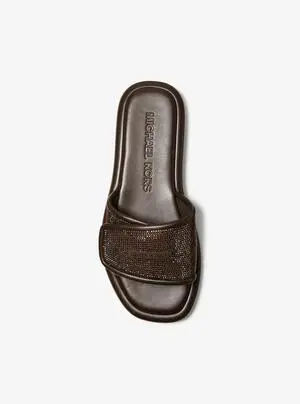Michael Kors Suki Embellished Slide Sandal