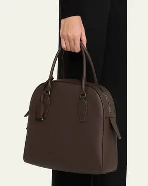 THE ROW India 12 Top-handle Bowling Bag