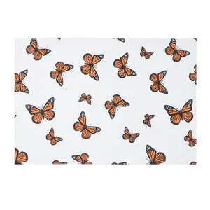 C&F HOME Monarch Butterfly Placemat, Set Of 6 - Orange