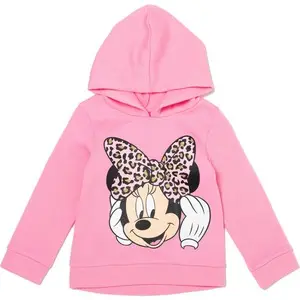 Disney Mickey Mouse & Friends Pullover Hoodie - Minnie Mouse Pink