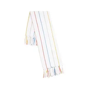 CAROL & FRANK Wonderland Stripe Towel - White