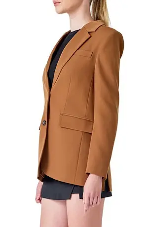 Endless Rose Oversized Two-button Blazer