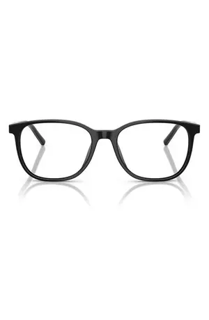 Dolce & Gabbana 53mm Pillow Optical Eyeglasses Black /demo Lens