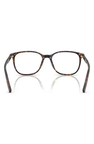 Dolce & Gabbana 53mm Pillow Optical Eyeglasses - Havana/demo Lens