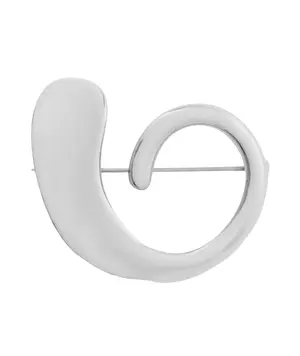 Agmes Marta Recycled Sterling Brooch - Silver