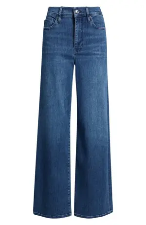 FRAME Le Slim Palazzo High-waist Wide-leg Jeans - Aubade