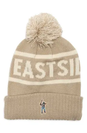EASTSIDE GOLF Pom-pom Beanie - Taupe