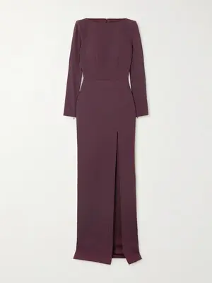 Alex Perry Crepe Gown - Purple