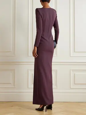 Alex Perry Crepe Gown - Purple
