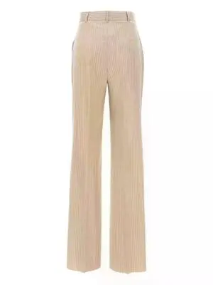 Max Mara Pinstripe Pleated Trousers