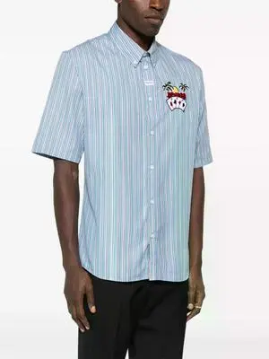 Martine Rose Striped Embroidered Shirt