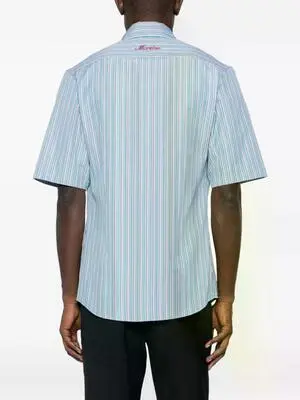 Martine Rose Striped Embroidered Shirt