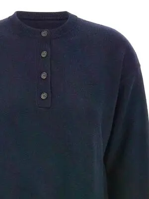 Max Mara Half-buttoned Sweater