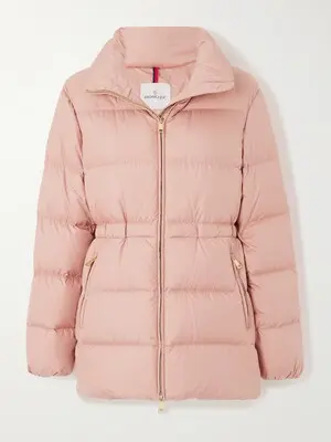 Moncler Brossette Quilted Down Jacket - Pink