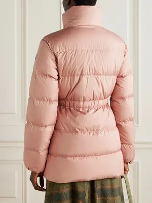 Moncler Brossette Quilted Down Jacket - Pink