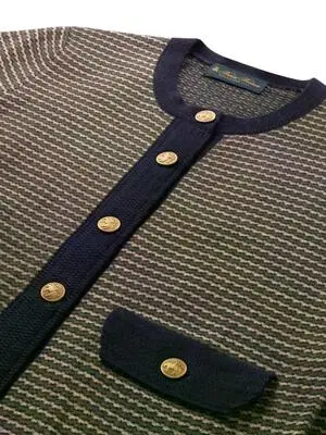 Brooks Brothers Jacquard Knit Cardigan
