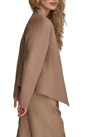 Donna Karan New York Wool-blend Asymmetric Jacket