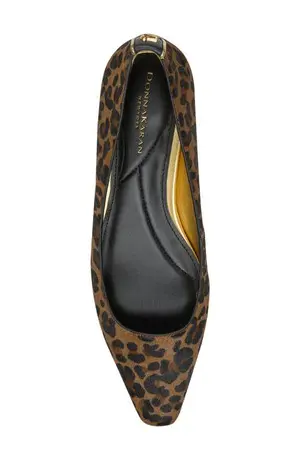 Donna Karan New York Savita Print Calf Hair Pumps - Leopard