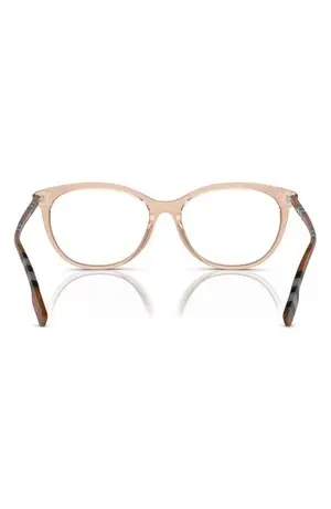 Burberry 52mm Phantos Optical Glasses - Peach /demo Lens