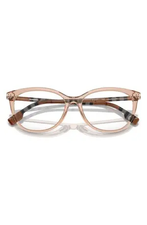 Burberry 52mm Phantos Optical Glasses - Peach /demo Lens