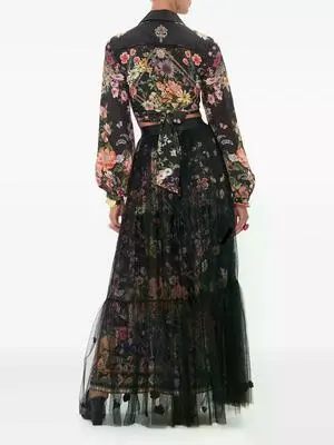 Camilla Letters From A Vineyard Maxi Skirt