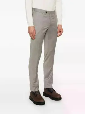 PT TORINO Slim-cut Trousers - Neutrals