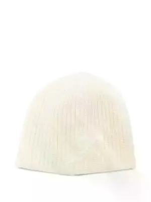 Jacquemus Ribbed Beanie - White