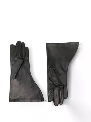 Rick Owens Panelled Leather Gloves