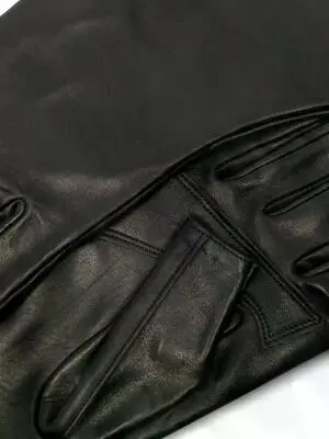 Rick Owens Panelled Leather Gloves