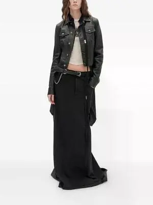 ANN DEMEULEMEESTER Structured Leather Jacket
