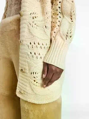 Ermanno Scervino Openwork V-neck Cardigan