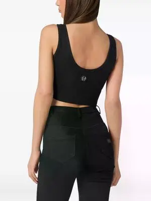 Philipp Plein Rhinestone-embellished Top