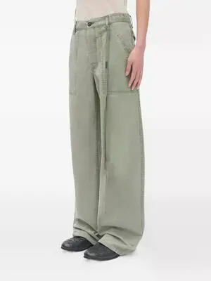 ANN DEMEULEMEESTER Cargo Cotton Trousers