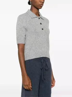 LISA YANG Polo Button Sweater