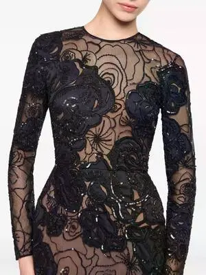 Elie Saab Bead-embellished Maxi Dress