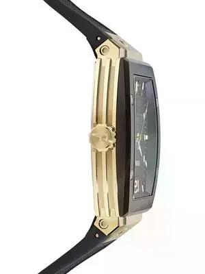 FERRAGAMO F-80 Tonneau 42mm Watch - Black