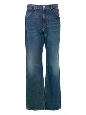 Amish Contrast Stitching Jeans For Men