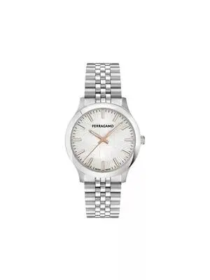 FERRAGAMO Watch With Stainless Steel Bracelet - White