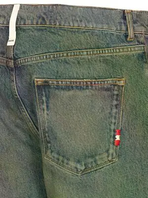 AMISH Whiskering-effect Jeans